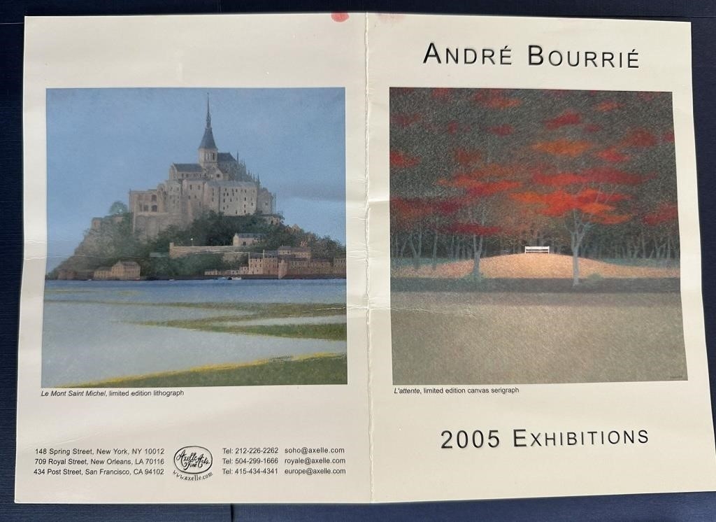 Andre Bourrie | ANDRE BOURRIE PAINTING L'LLE SUR LE SORGUE II (2005 ...