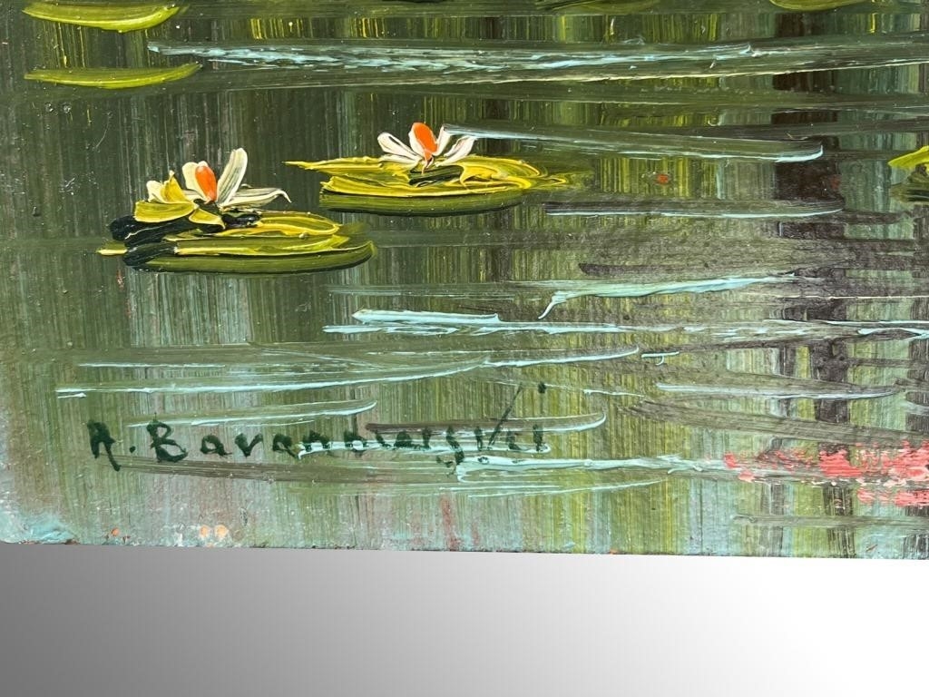 Alexander Baranowski | ALEX BARANOWSKI FLORIDA PAINTING WITH FLAMINGO ...