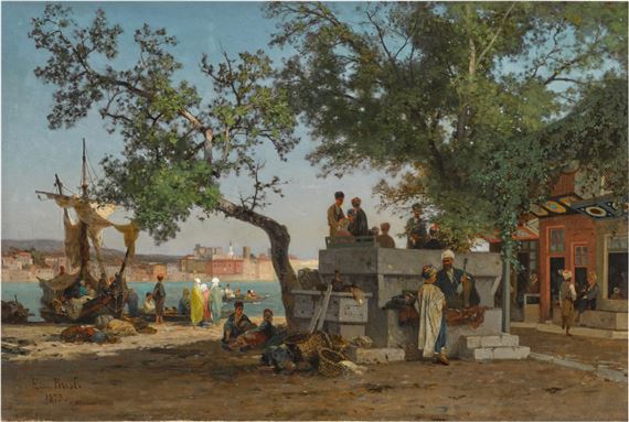 Germain Fabius Brest | UNE RUE À CONSTANTINOPLE | MutualArt