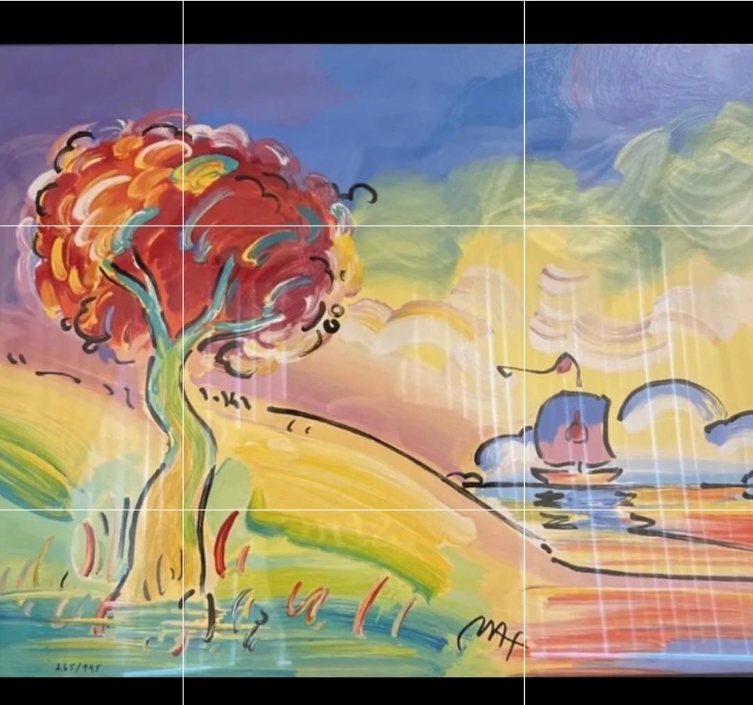 Peter Max | Quiet Lake (2017) | MutualArt