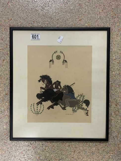 Gerald Nailor | NATIVE AMERICANS ON HORSEBACK | MutualArt