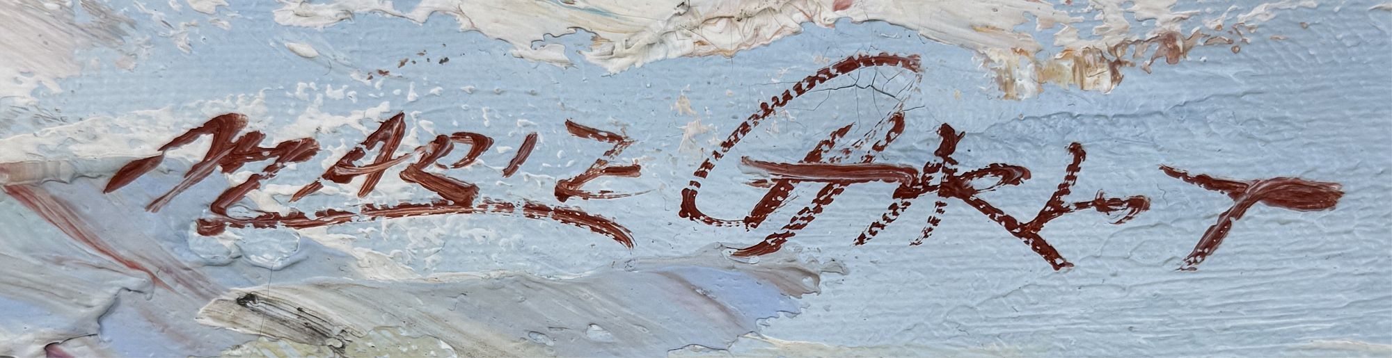 Marie Charlot | Marie Charlot Oil on Canvas Seascape | MutualArt