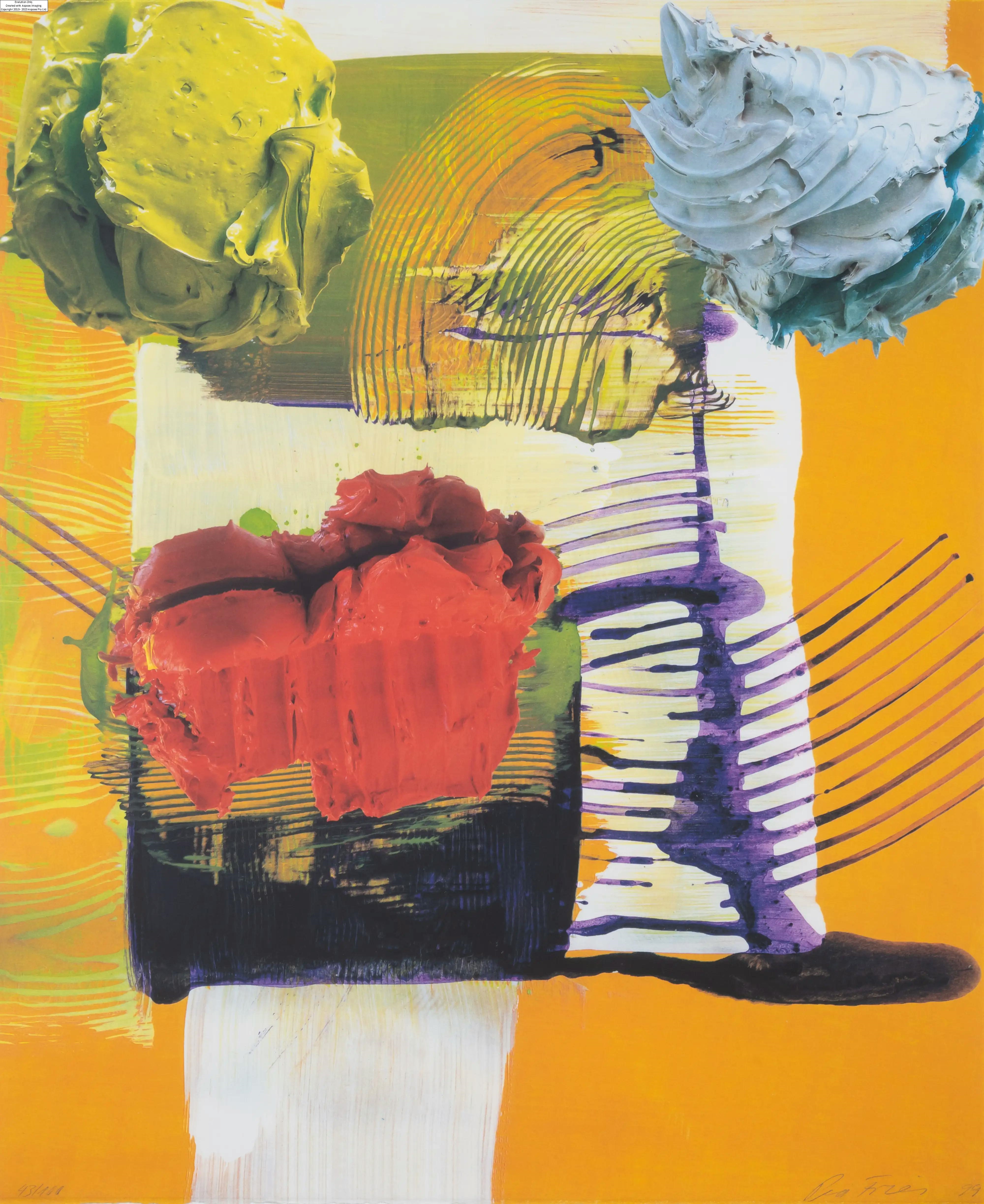 Pia Fries | Pia Fries (b.1955) Untitled (Set of 8 (1999) | MutualArt
