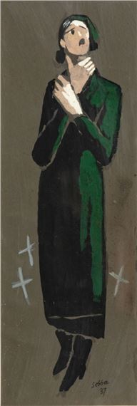 Shalom Sebba | Female Figure (1937) | MutualArt
