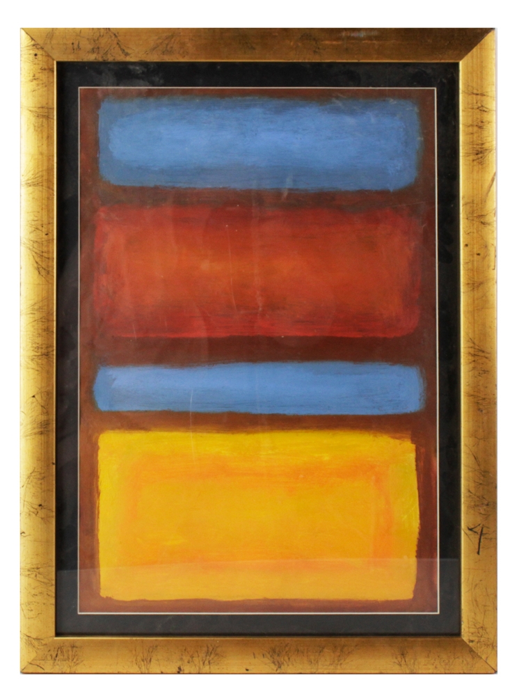 Mark Rothko | Black Blue Painting (1968) | MutualArt