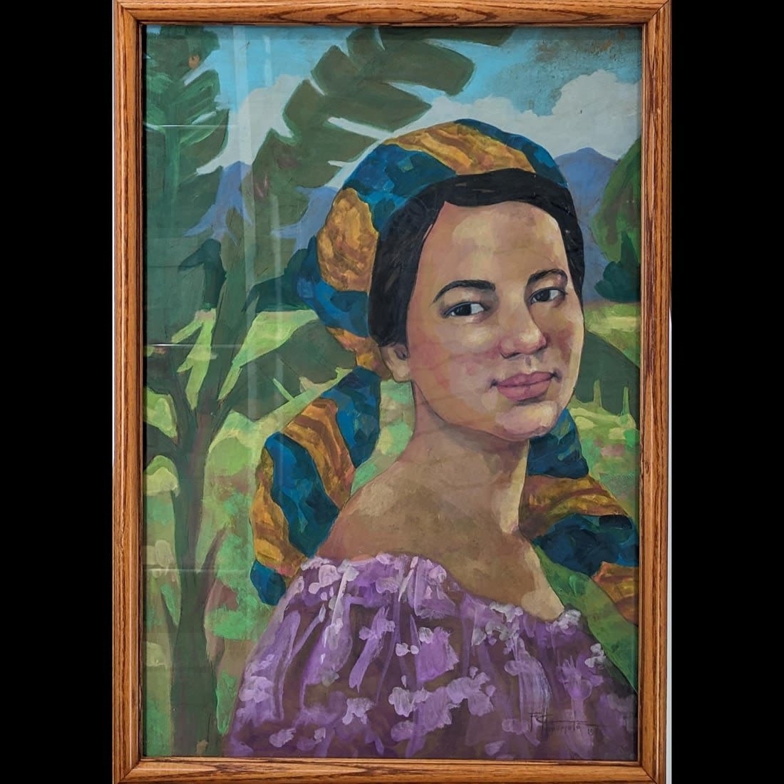 Fernando Amorsolo | Portrait (1956) | MutualArt