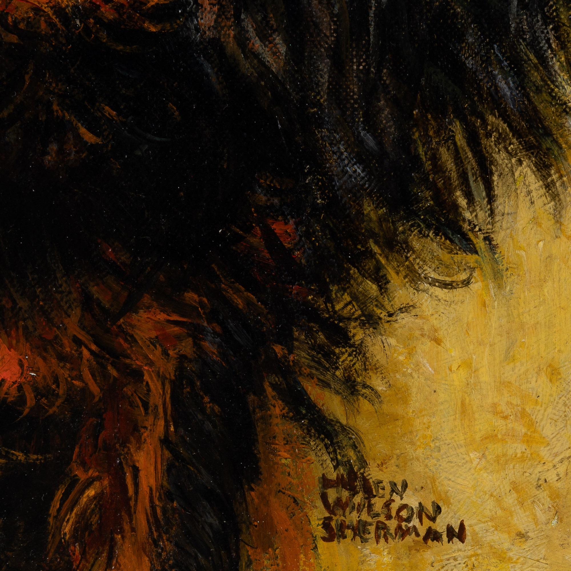 Helen Wilson Sherman | Black and Tan English Toy Spaniel | MutualArt