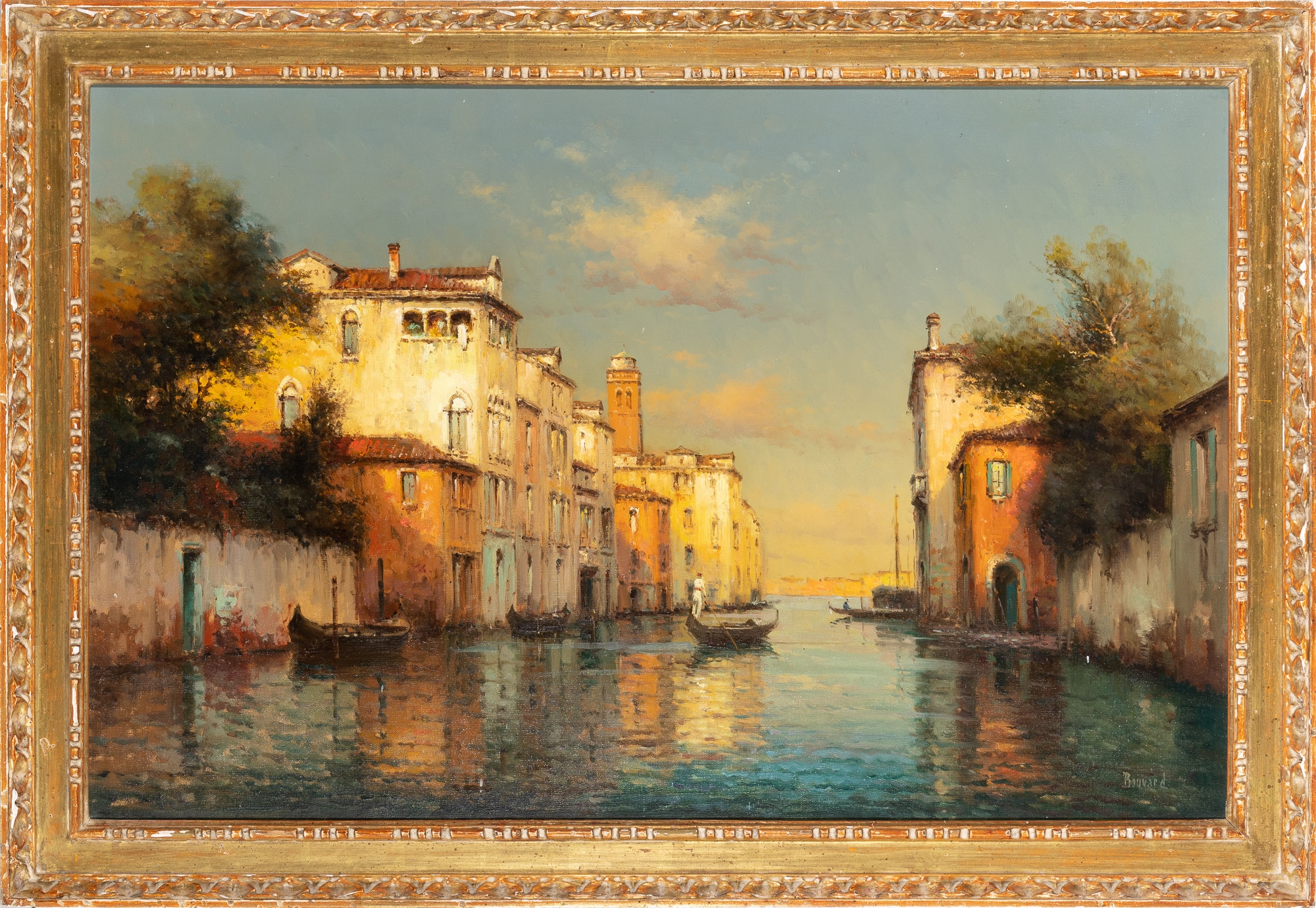 Antoine Bouvard | A Venetian Canal | MutualArt
