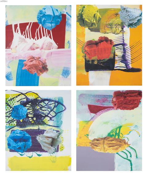 Pia Fries | Pia Fries (b.1955) Untitled (Set of 8 (1999) | MutualArt