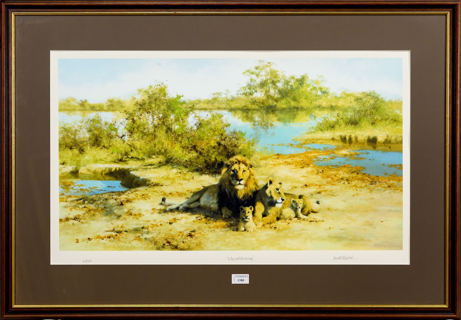 David Shepherd | IN THE COOL OF EVENING | MutualArt