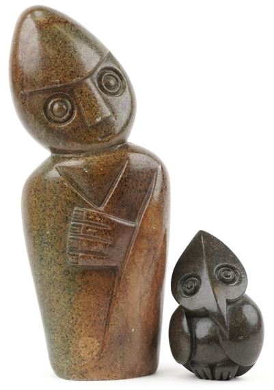 Edward Chiwawa | each with incised signature to the base | MutualArt