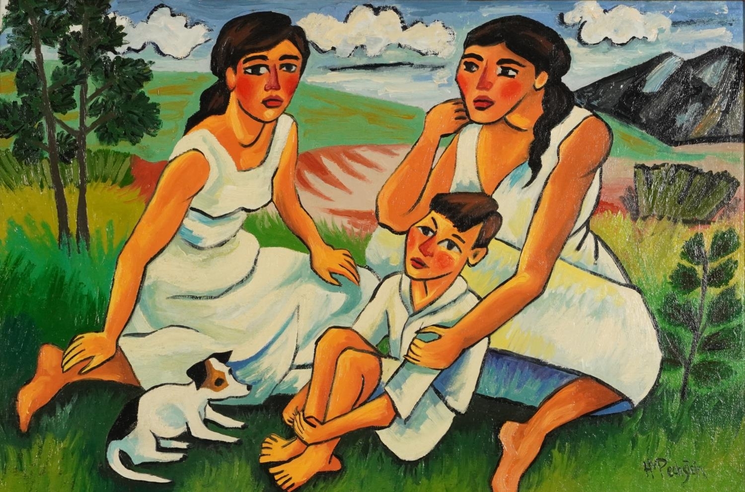 Max Pechstein | Liegende (1923) | MutualArt