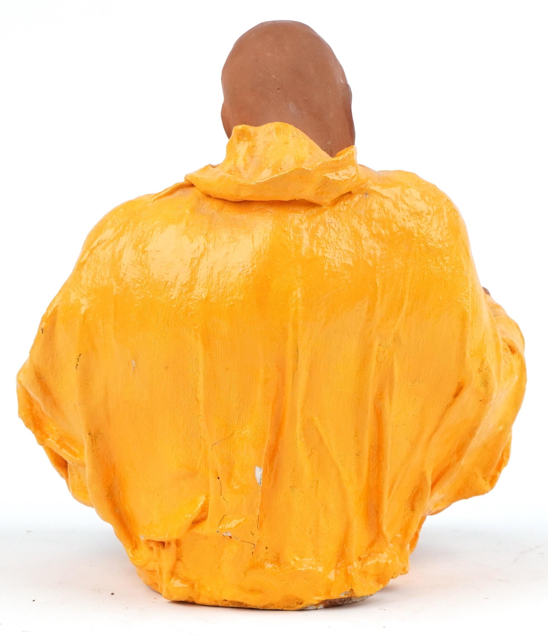 Neil Wilkinson | contemporary Brutalist terracotta sculpture with gesso ...