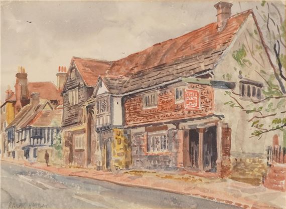 Ralph Hartley | Lewis street scene | MutualArt