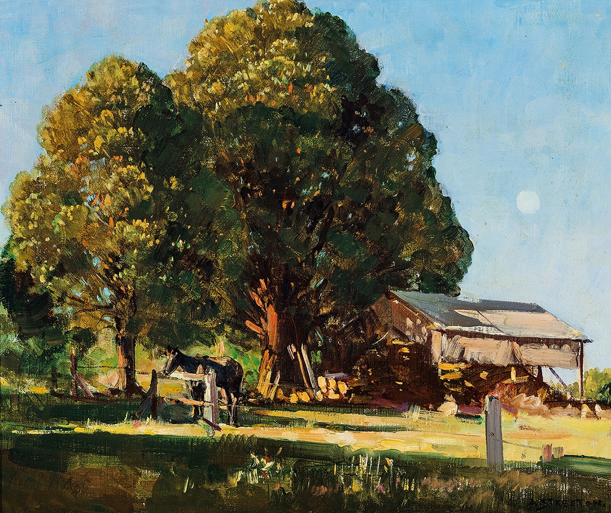 Arthur Streeton | And the Sunlight Clasps the Earth (1895) | MutualArt