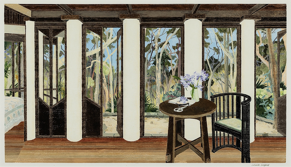 Cressida Campbell | Still Life with Lilies and Ranunculus (2006 ...