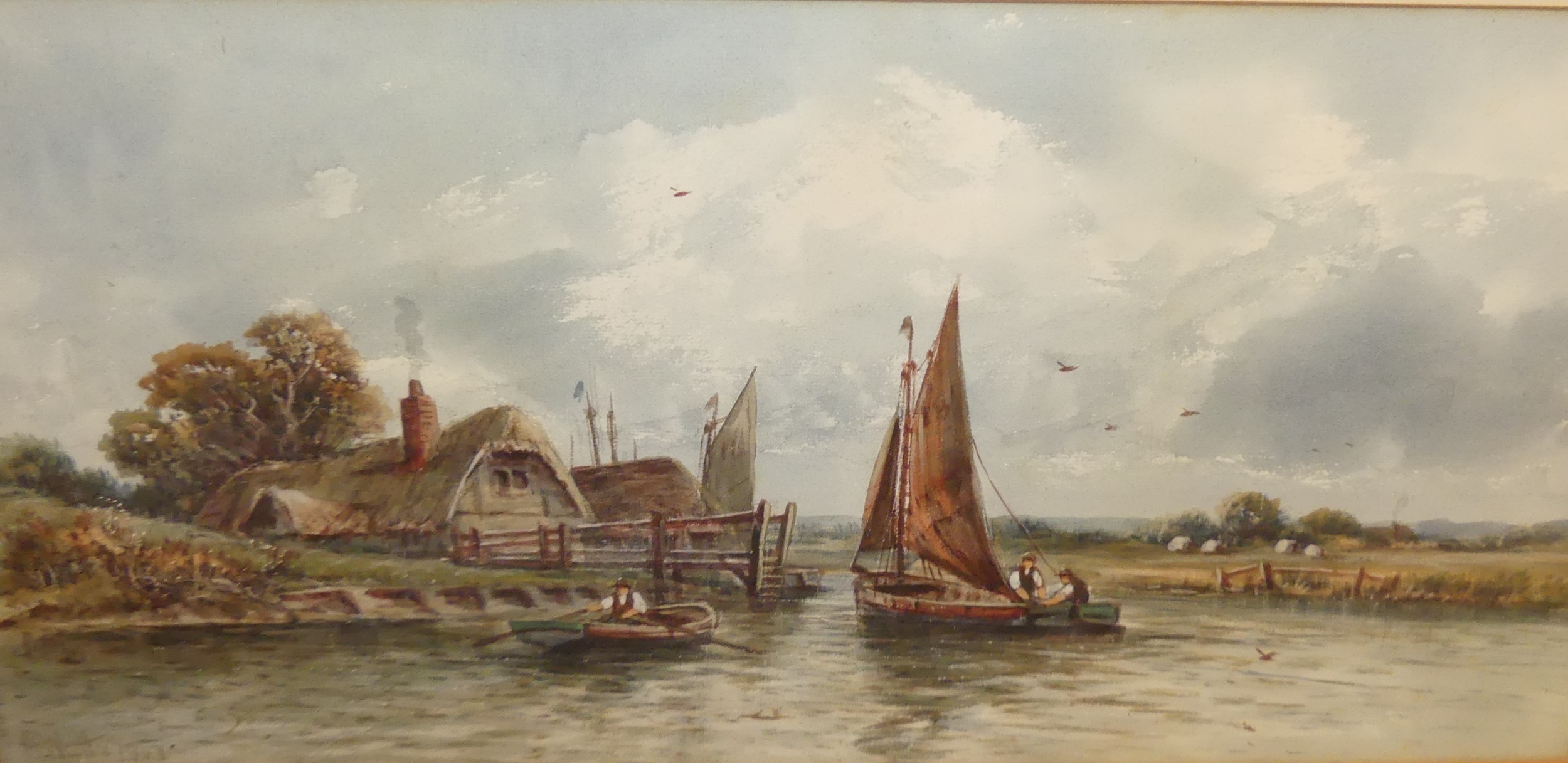 H. Harris | Low Tide on the River Blyth | MutualArt