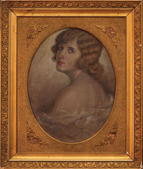 Anton de Brade | PORTRET DAMY (1929) | MutualArt