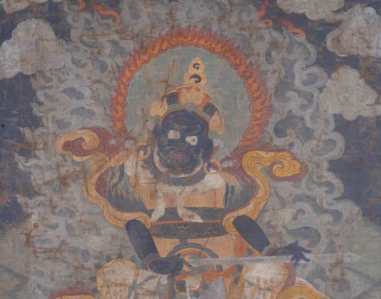 Chinese School | Wrathful protective deity | MutualArt