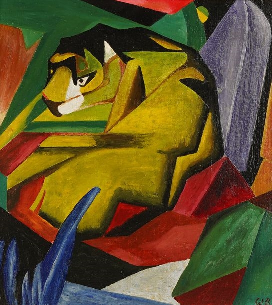 Franz Marc | The Tiger | MutualArt