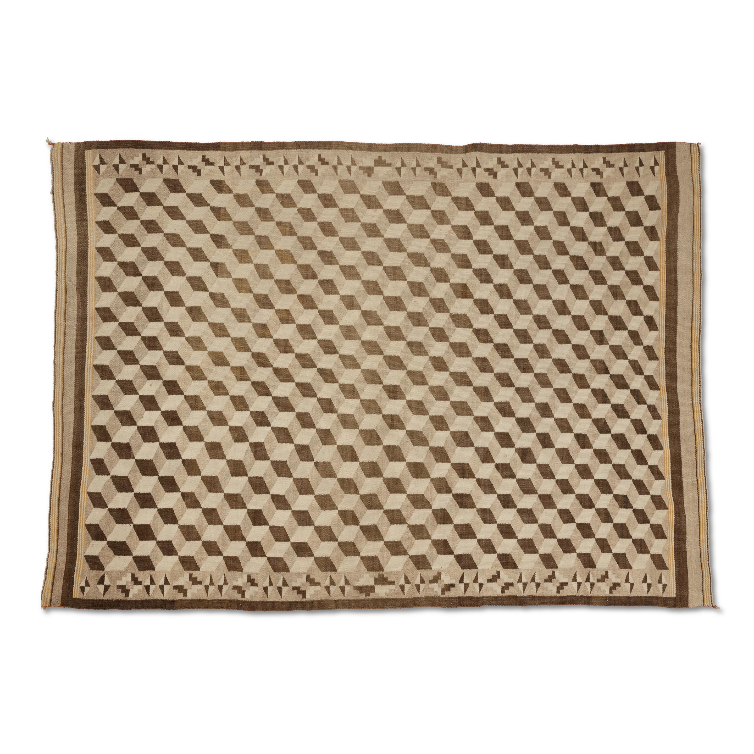 Mary Brown | An optical illusion rug | MutualArt