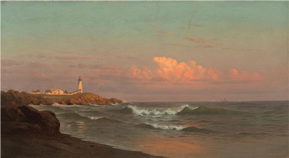 Francis A. Silva | Cuttyhunk Light (1872) | MutualArt