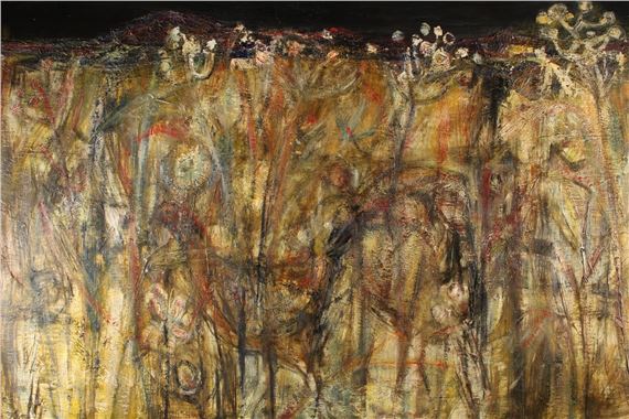 Joan Renton | Bird in a Cornfield | MutualArt