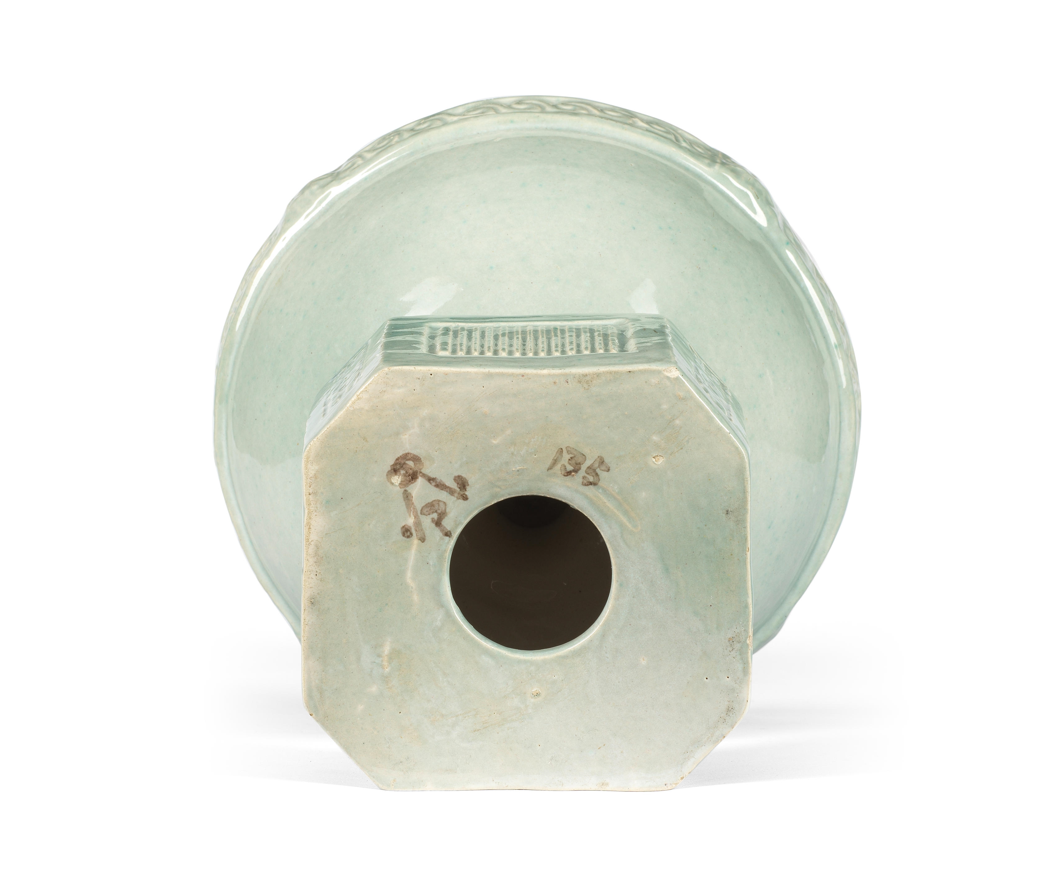 Phyllis Keyes | A celadon coloured glazed earthenware pedestal bowl ...