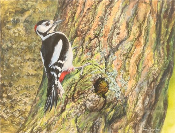 James Renny | Greater Spotted Woodpecker (2002) | MutualArt