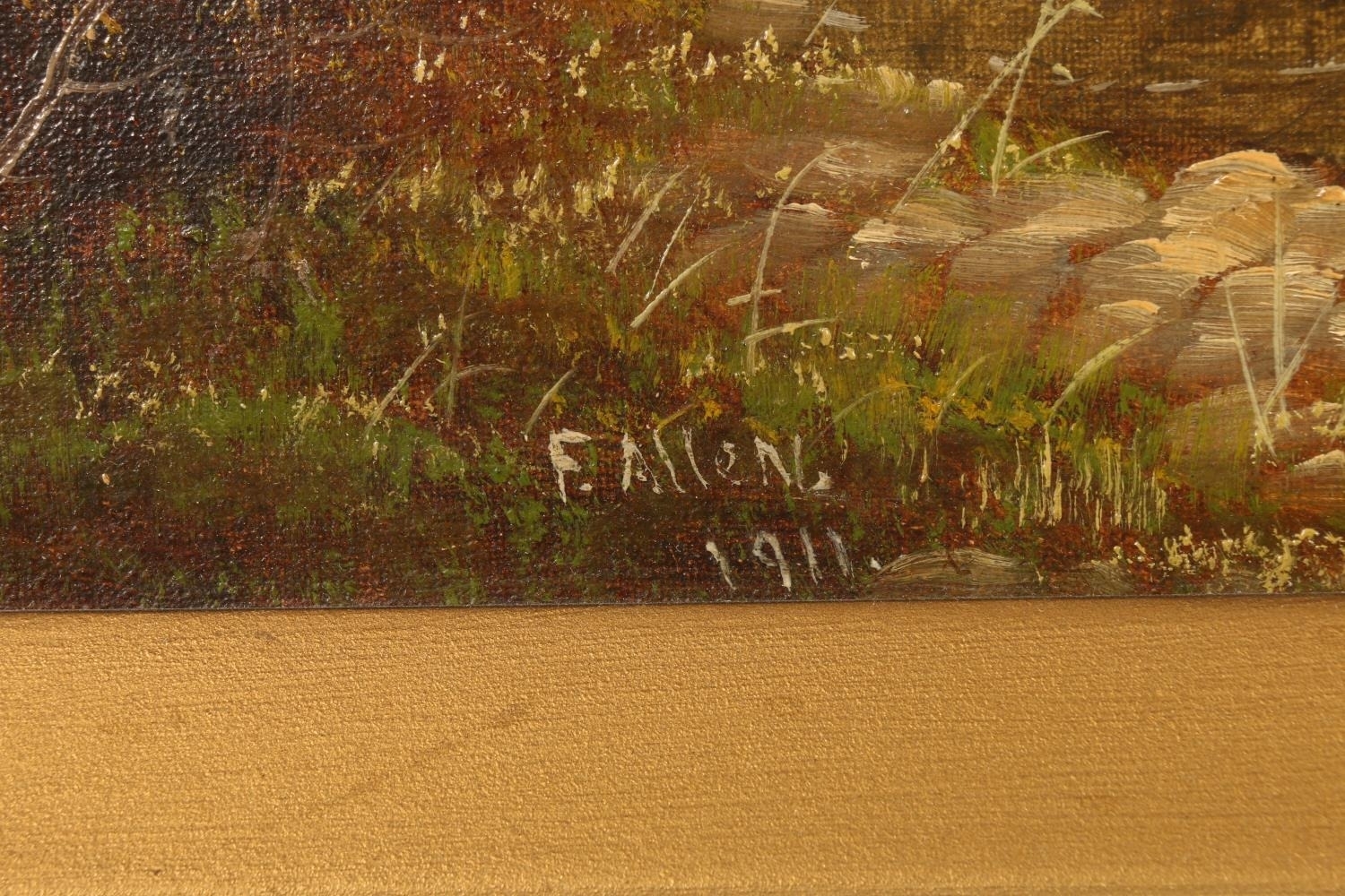 Frederick Allen | Highland Cattle watering in a Highland landscape ...