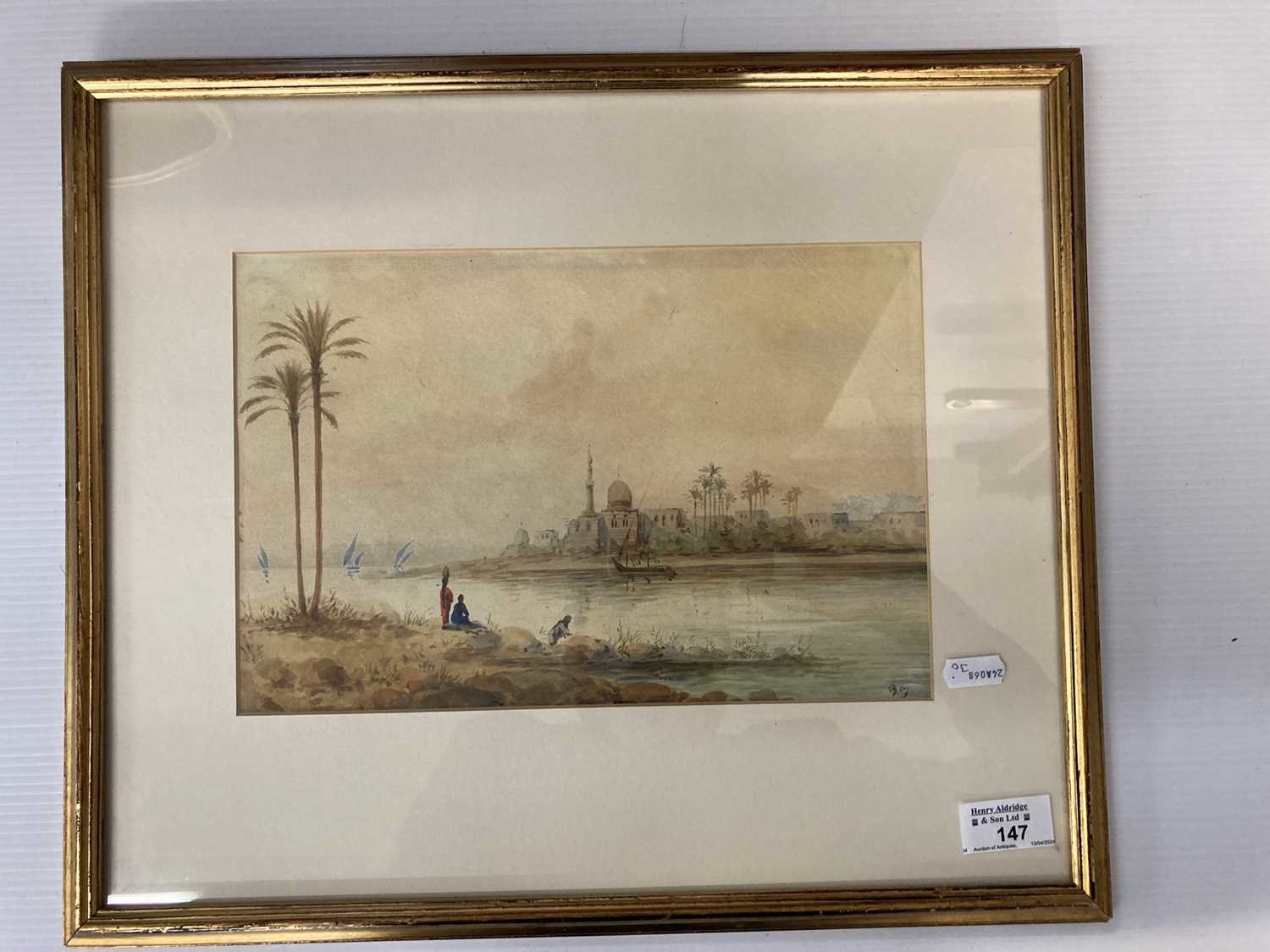 Edith Bullock | Lady in Red With Roe Deer | MutualArt