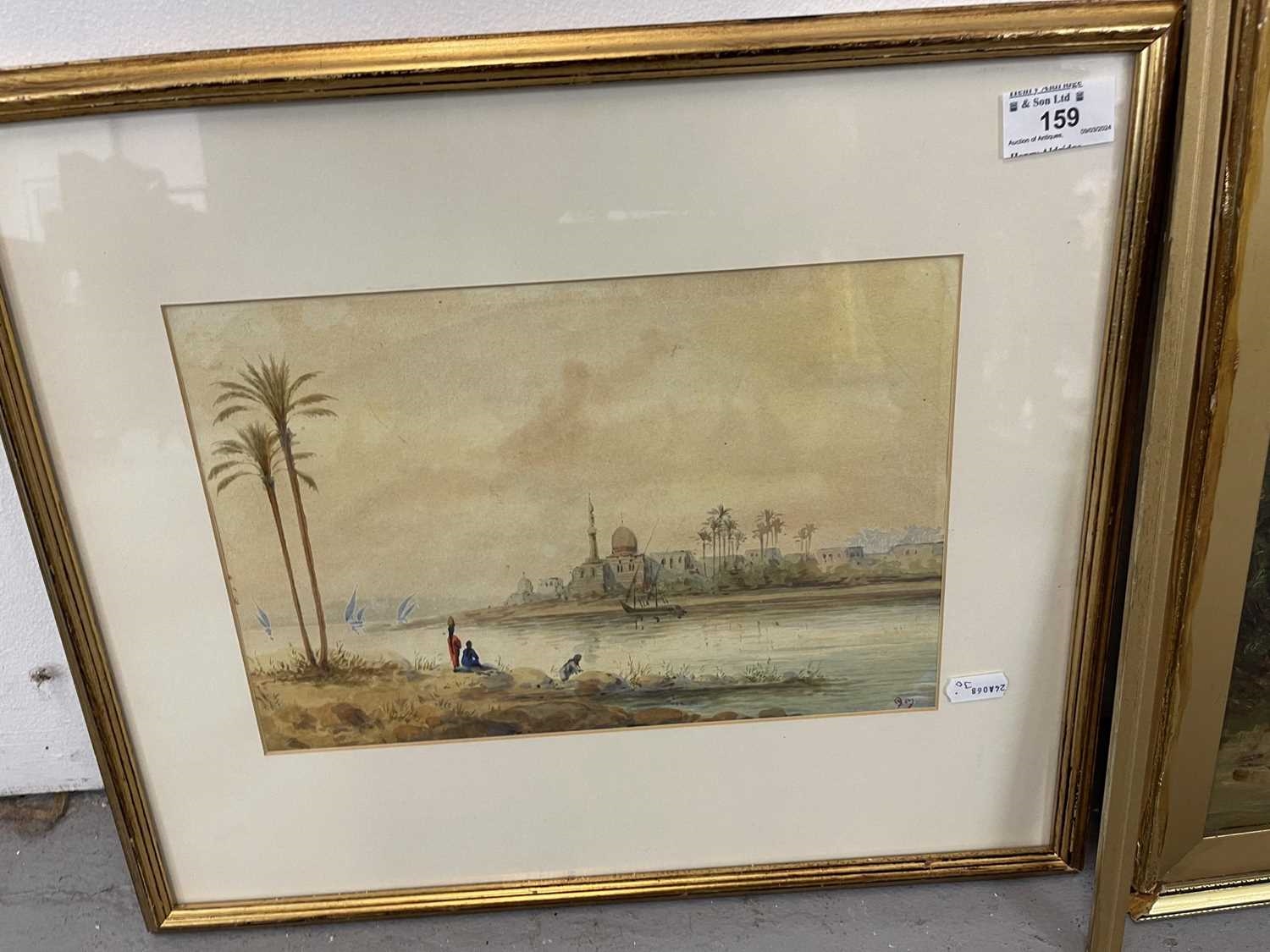 Edith Bullock | Lady in Red With Roe Deer | MutualArt