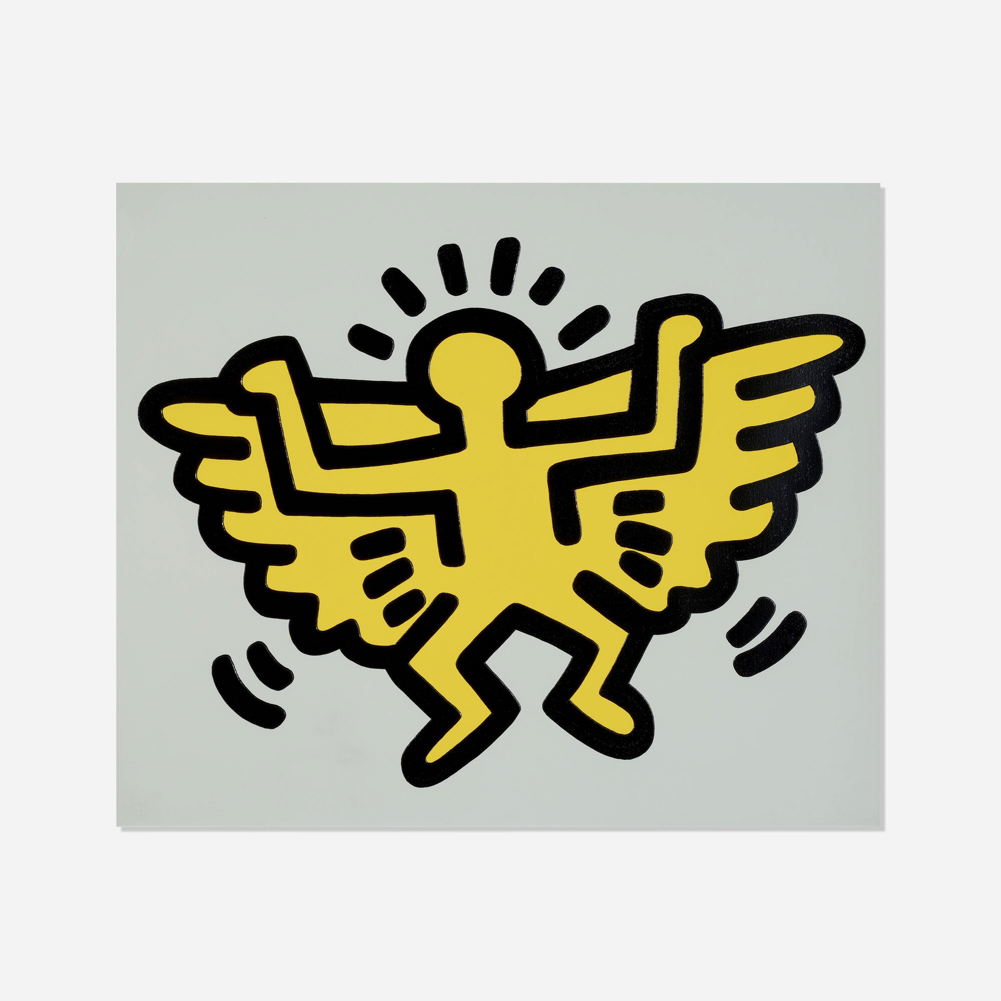 Keith Haring | Plate 4 (from the Icons series (1990) | MutualArt