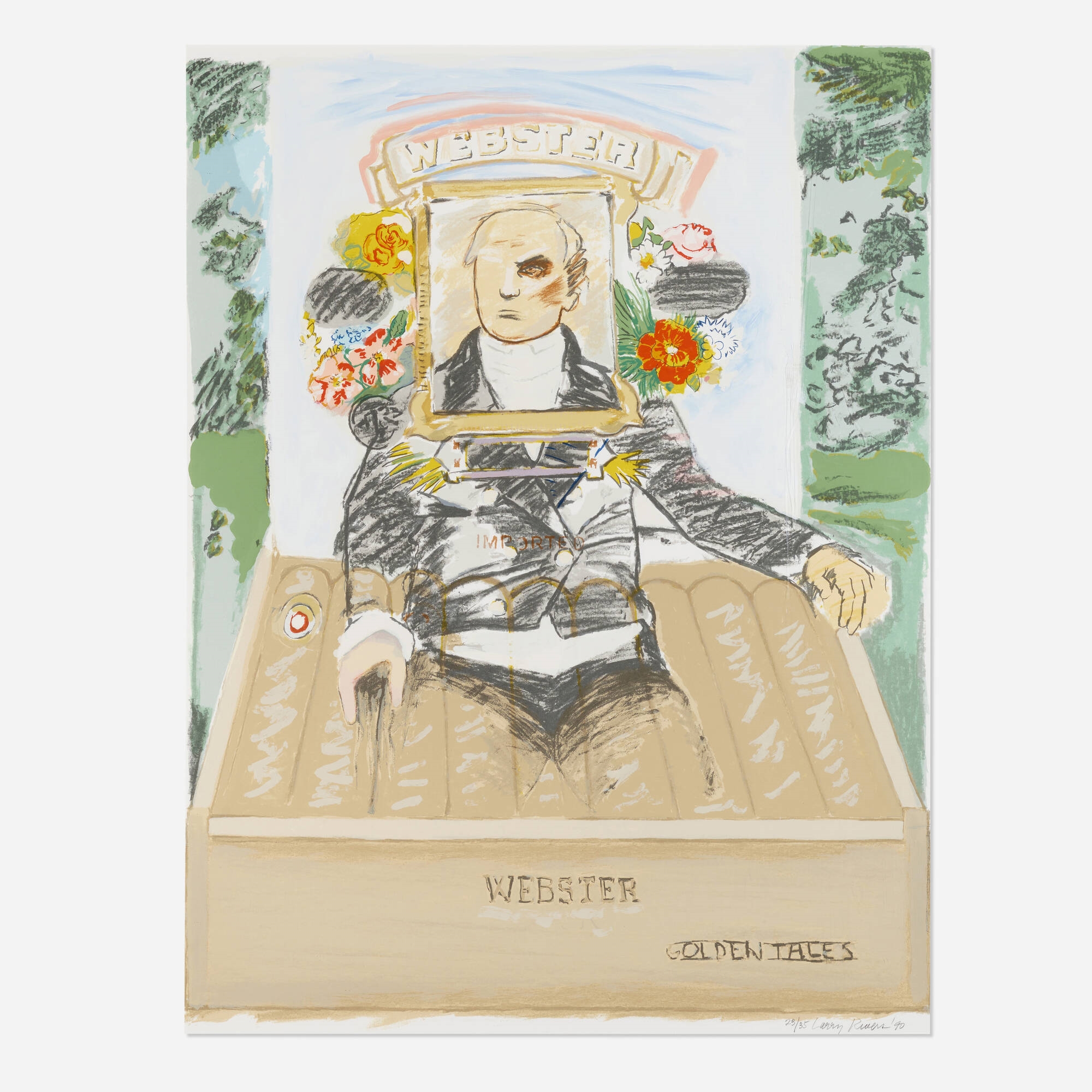 Larry Rivers | PORTRAIT OF BRIGITTE MERNAHAN (1956) | MutualArt