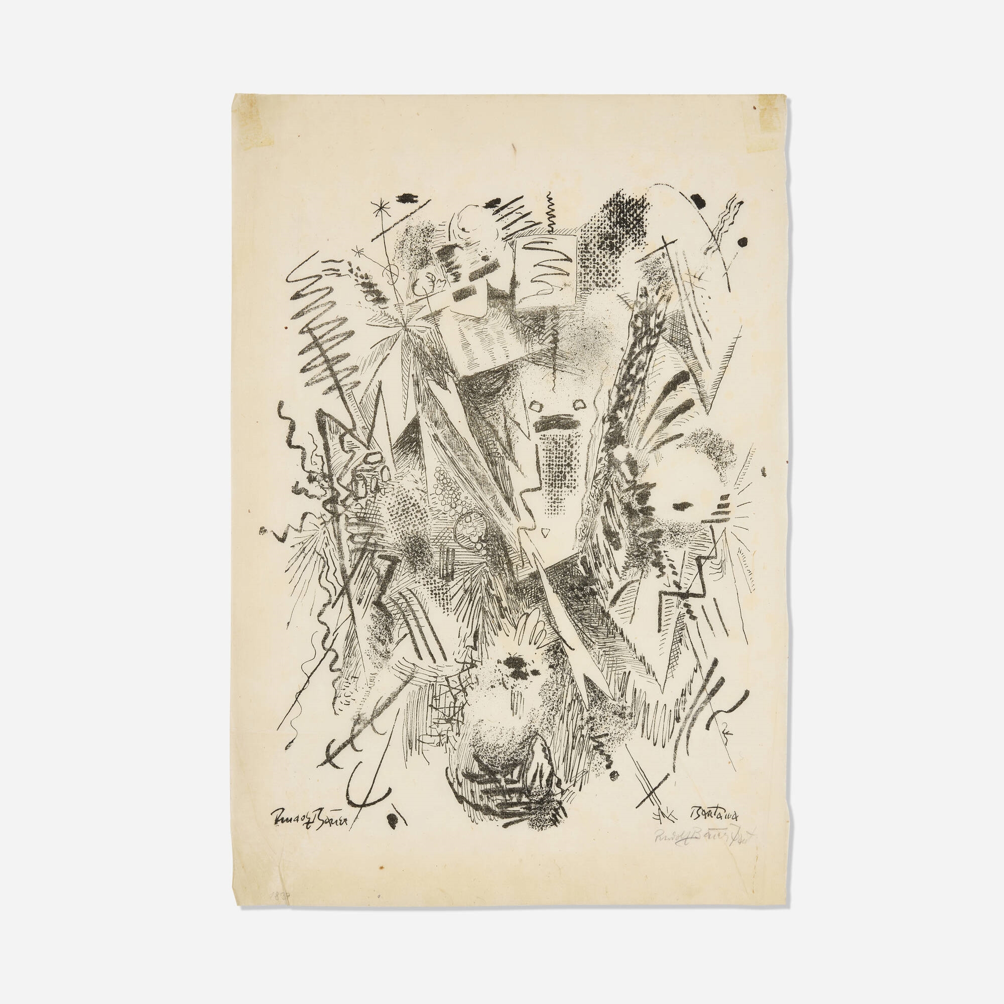 Rudolf Bauer | Bantama (from the New European Graphics, Portfolio III ...