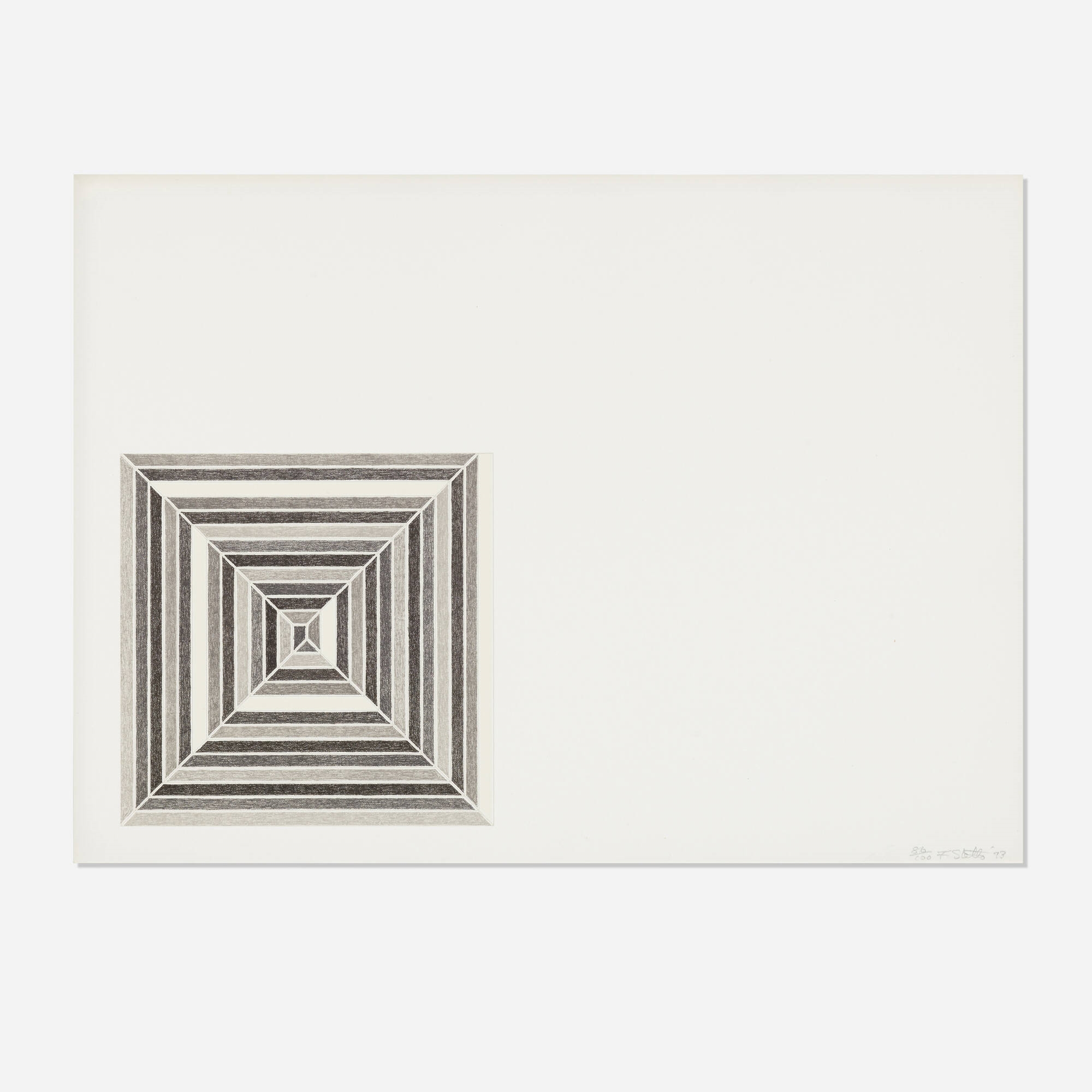 Frank Stella | Hyena Stomp (1973) | MutualArt