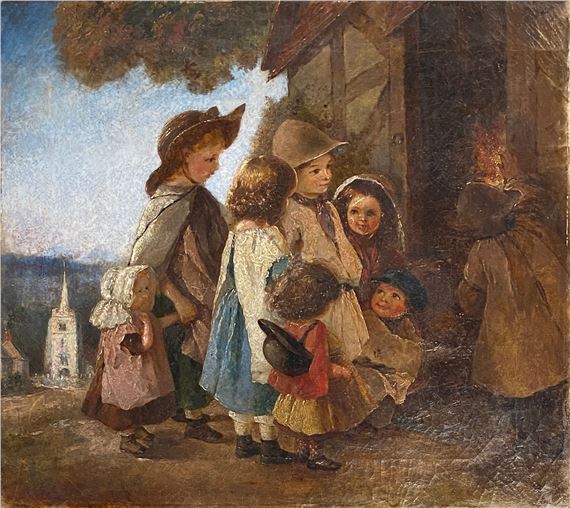 Jane Maria Bowkett | Children at the Farriers' | MutualArt