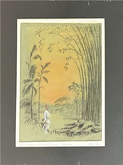 Harold Berwick Goodridge | Giant Bamboo, Victoria Gardens, Colombo ...