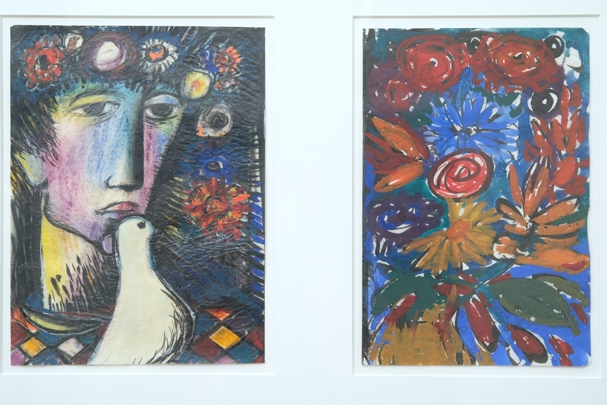 Erich-Andreas Rückert | Peace Dove and and Flower Garden | MutualArt