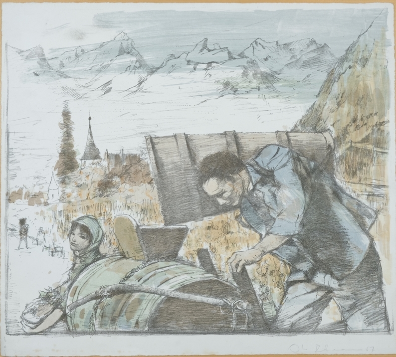 Otto Bachmann | Weinlese am Bodensee (1967) | MutualArt