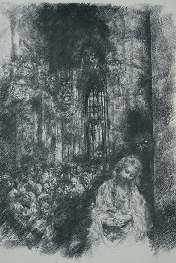 Otto Bachmann | Praying Girl (1941) | MutualArt