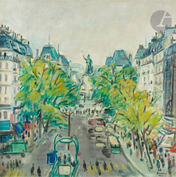 Robert Savary | Place de la République, 1968 (1968) | MutualArt