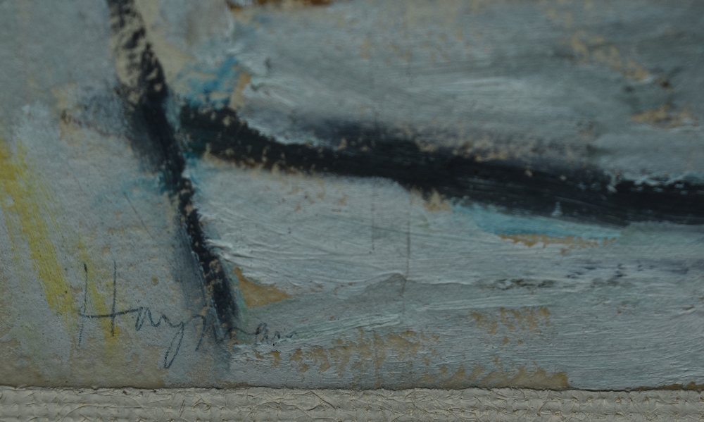 Patrick Hayman | Cornish Landscape with Tree and Boat (1954) | MutualArt