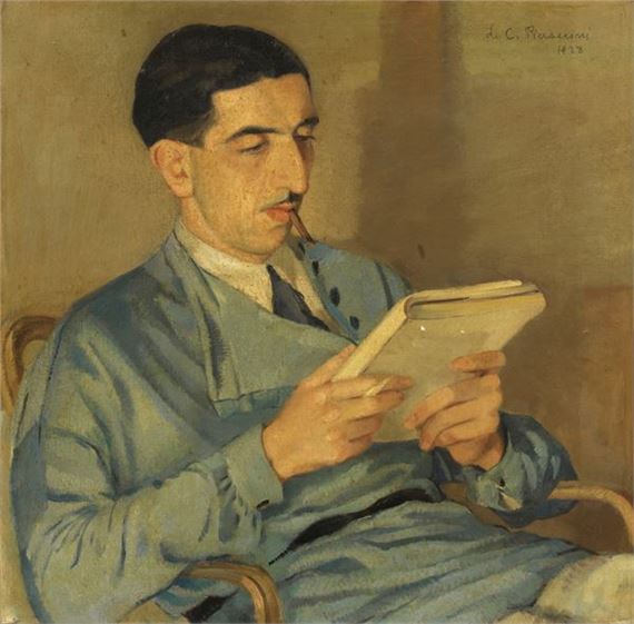 Leonetta Cecchi Pieraccini | Ritratto di Roberto Longhi, 1928 (1882 ...