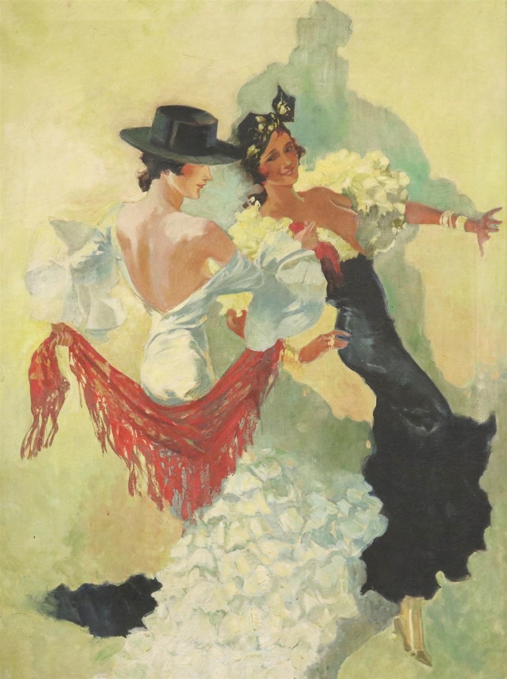 Carl Folke Sahlin | Spanish Dancers | MutualArt