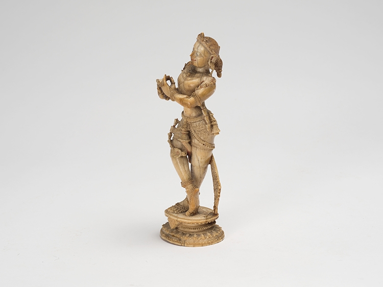 Indian School, 19th Century | An Indian Ivory Carved Figure of Krishna ...