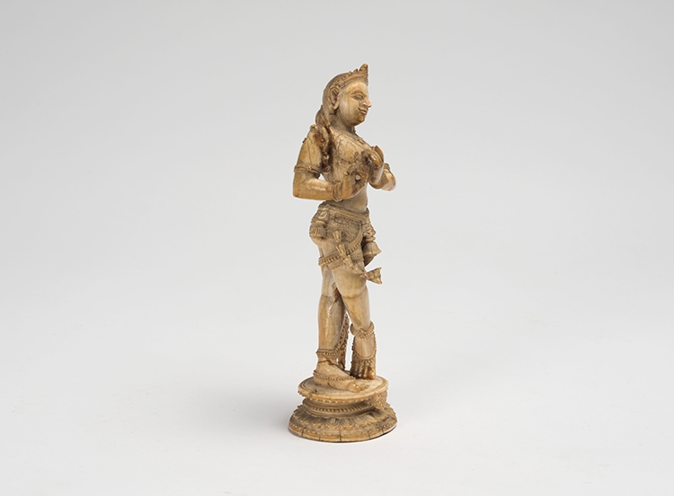 Indian School, 19th Century | An Indian Ivory Carved Figure of Krishna ...