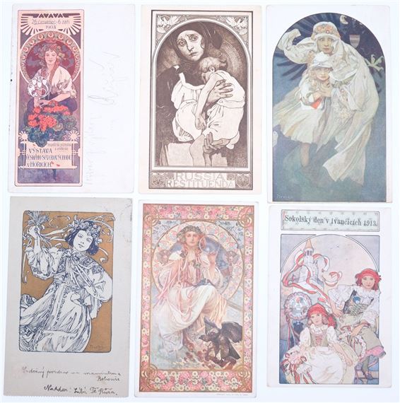 Alphonse Mucha | Exposition du n ord est tchèque à Horicy (1922 ...