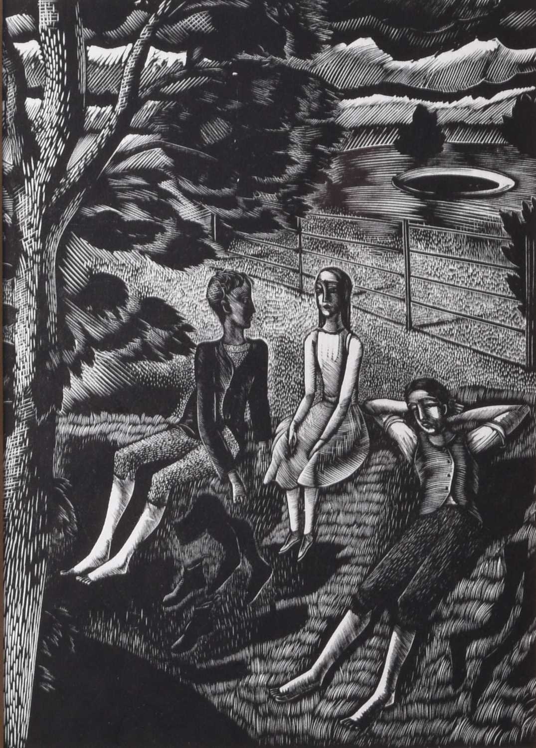 Eric Ravilious | Children in a Park (1903) | MutualArt