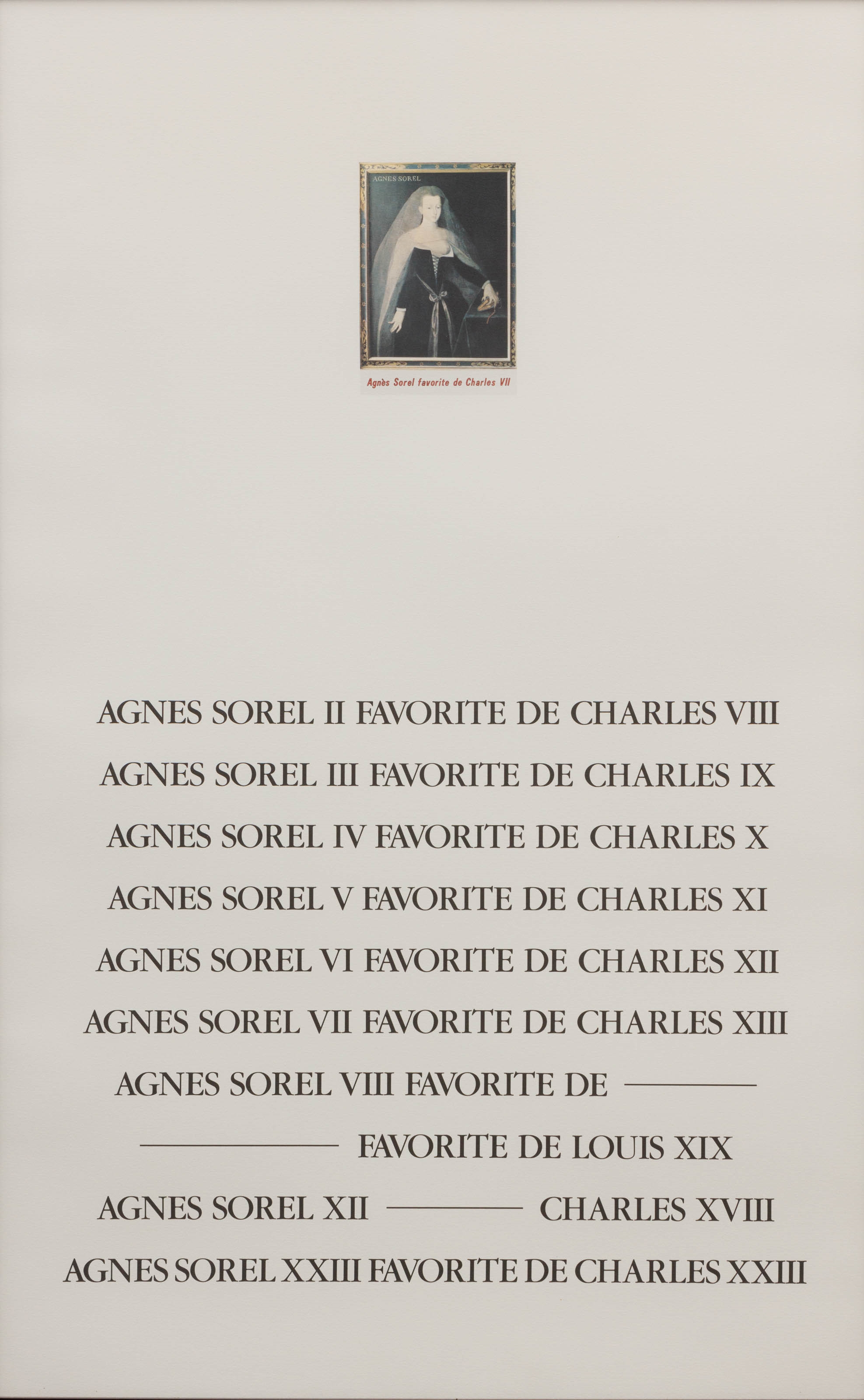 Jan Vercruysse | Agnes Sorel ou les Avant-Gardes | MutualArt